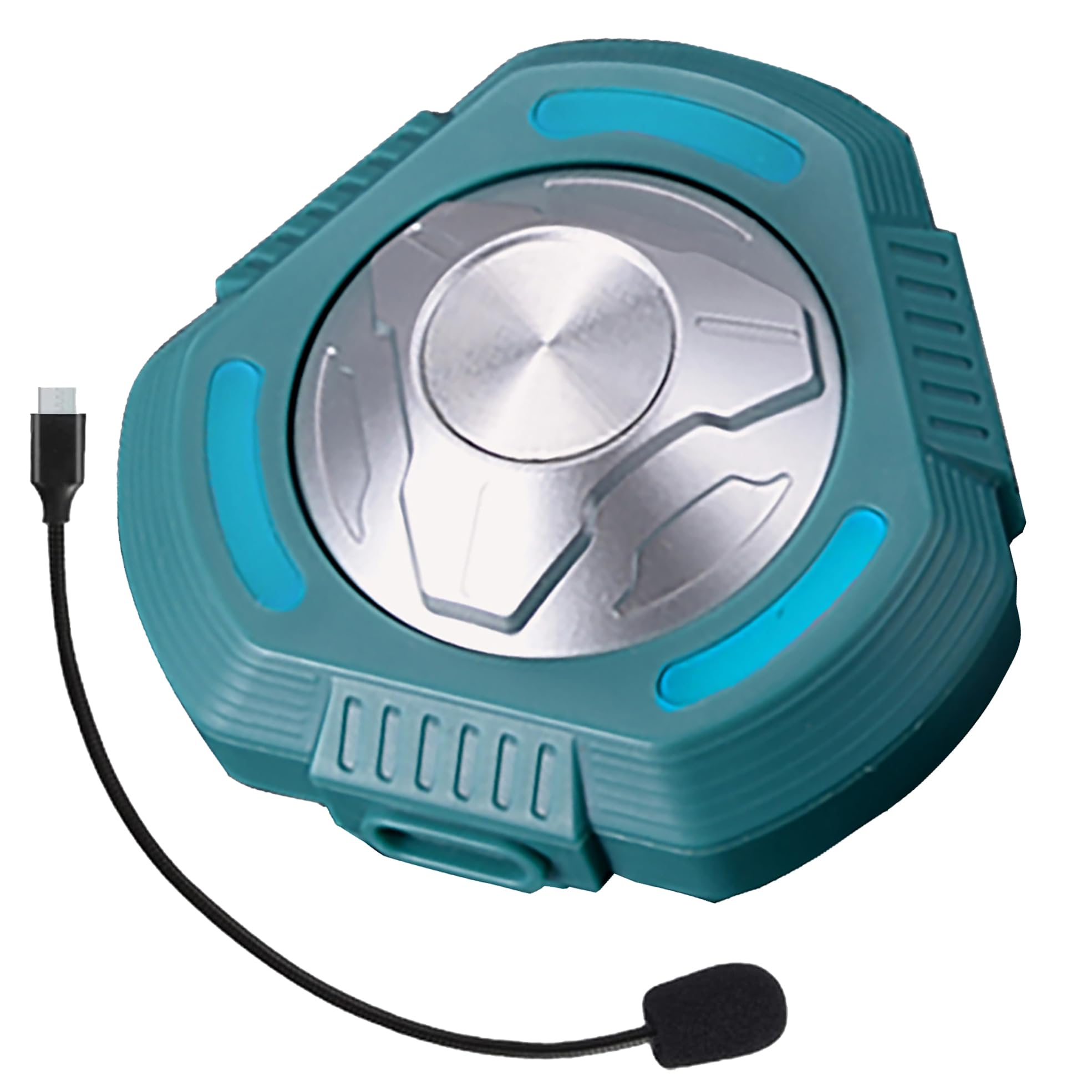 BenexBesdi Motorcycle Wireless Bone Conduction Helmet Speaker Waterproof Bluetooth Helmet Headphone with DSP Multiple Noise Reduction Microphone for Various Helmets (Green)