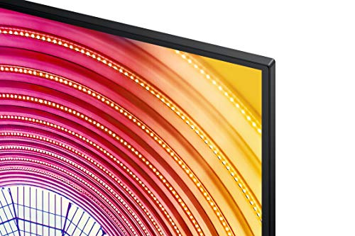 SAMSUNG ViewFinity S60UA Series 24-Inch WQHD Monitor, 75Hz, IPS Panel, USB-C, HDR10 (1 Billion Colors), Height Adjustable Stand, TUV-Certified Intelligent Eye Care (LS24A608UCNXGO),Black
