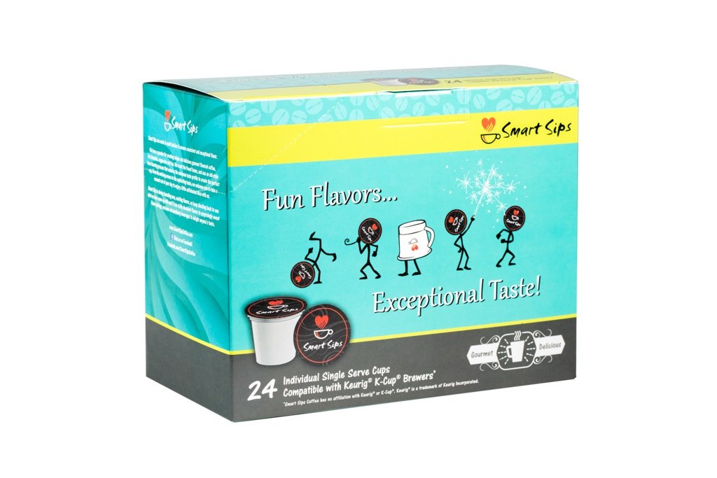 Smart Sips, French Vanilla Cappuccino | Gourmet Cappuccino Pods | For Keurig K-cup Brewing Machines | 24 Count | Rich & Flavorful