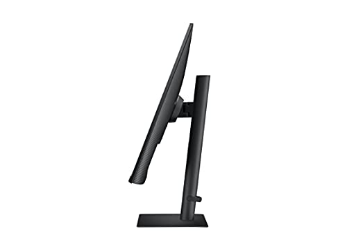 SAMSUNG ViewFinity S60UA Series 24-Inch WQHD Monitor, 75Hz, IPS Panel, USB-C, HDR10 (1 Billion Colors), Height Adjustable Stand, TUV-Certified Intelligent Eye Care (LS24A608UCNXGO),Black