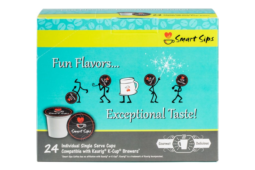 Smart Sips, French Vanilla Cappuccino | Gourmet Cappuccino Pods | For Keurig K-cup Brewing Machines | 24 Count | Rich & Flavorful
