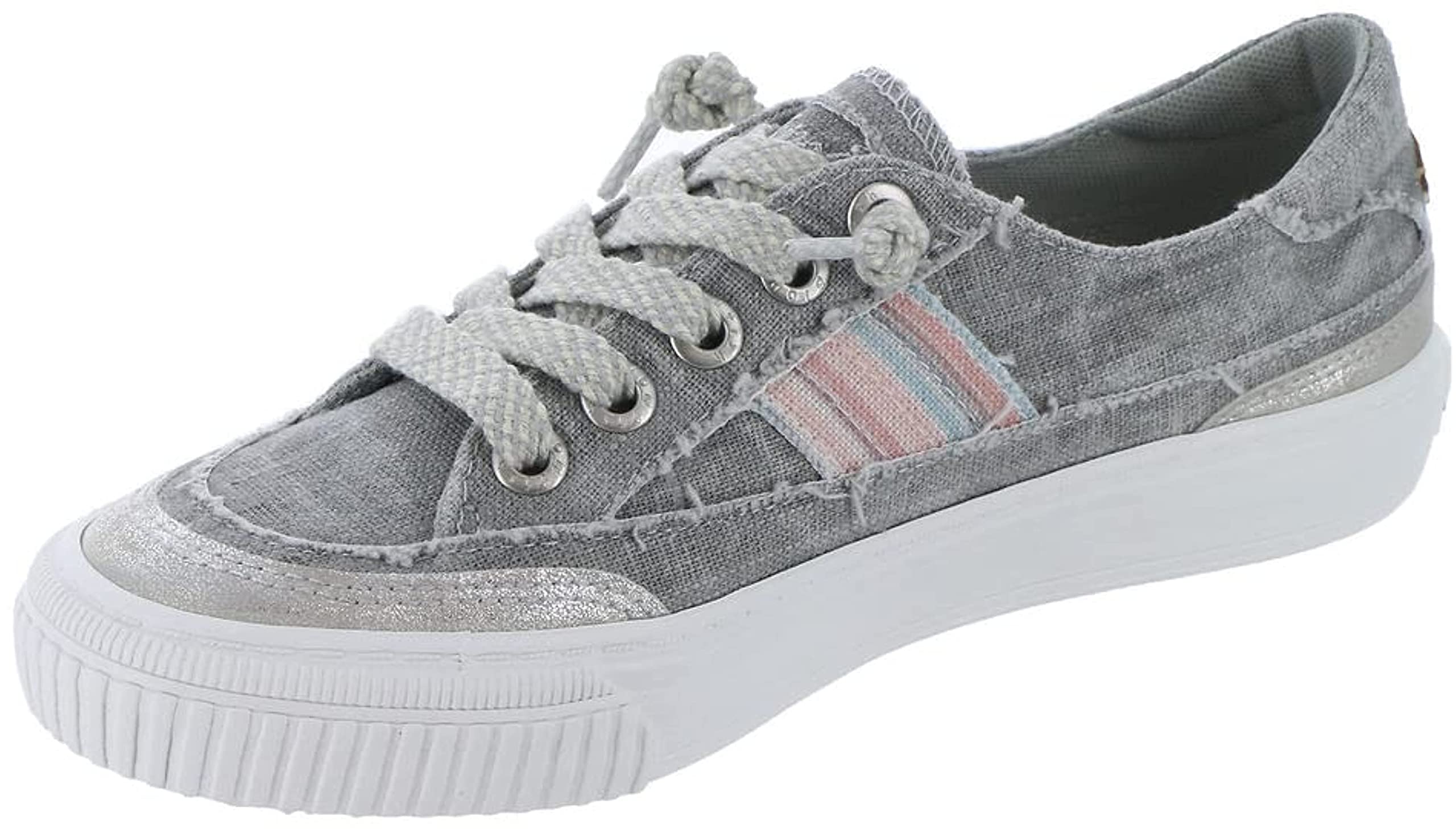 Blowfish Womens Alex Slip-on Fashion Sneaker Grey 7 M
