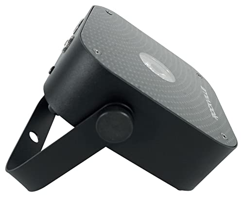 Rockville Mini RF1 V2 Black Recharegable Wash Light, RGBWA+UV, 12 Watts,| 4-Channel RF with Incldued Remote, 15 Hours Battery Life, Perfect for Parties, DJs, Events