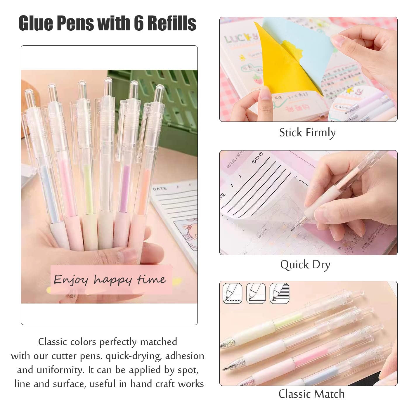 25 Pcs Craft Cutting Tools, Paper Cutter Pens with Tungsten & Ceramics Head, Quick Dry Glue Pen, Art Blade for Papercrafts Handmade Engraving DIY Drawing