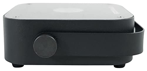 Rockville Mini RF1 V2 Black Recharegable Wash Light, RGBWA+UV, 12 Watts,| 4-Channel RF with Incldued Remote, 15 Hours Battery Life, Perfect for Parties, DJs, Events