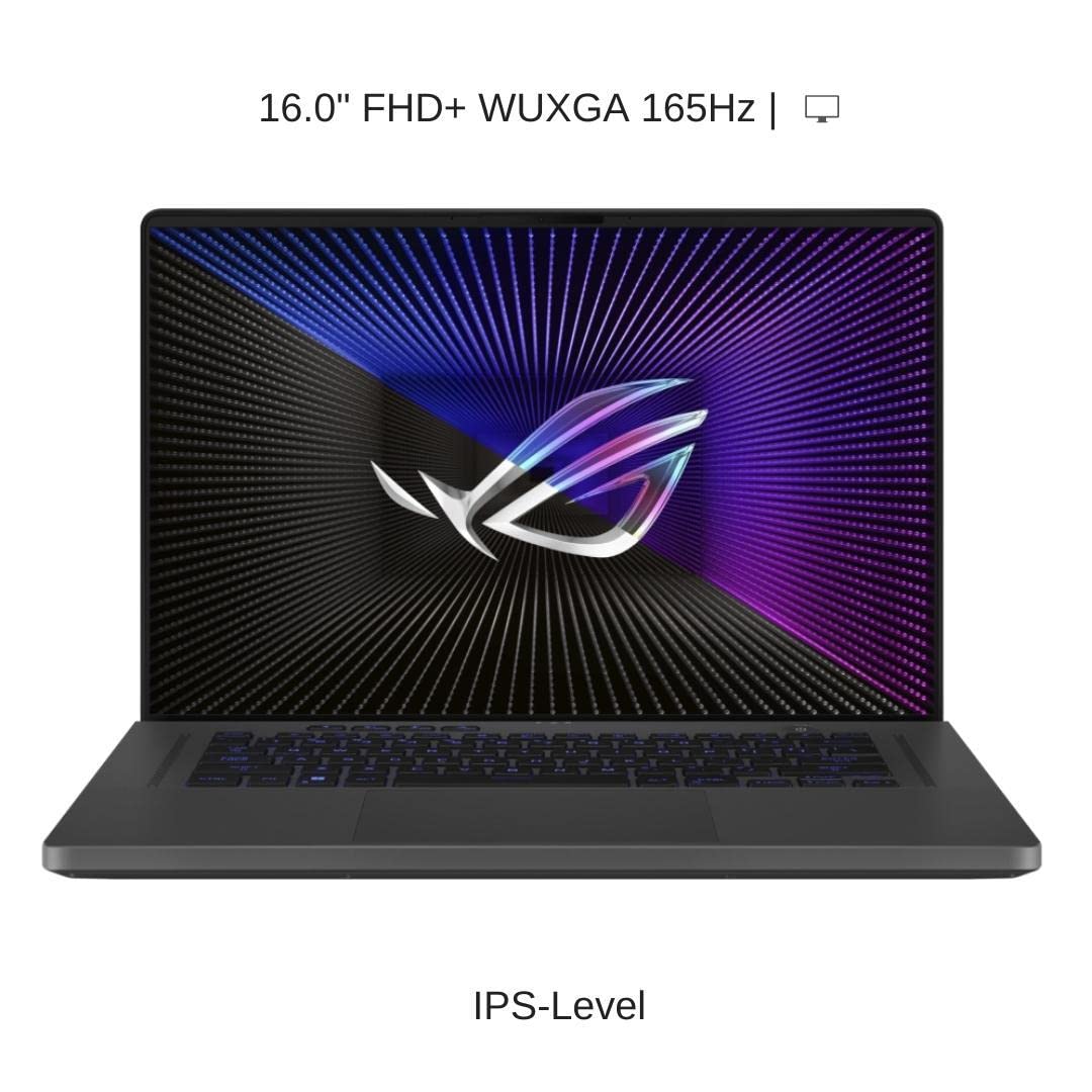 HIDevolution ASUS ROG Zephyrus G16 GU603VV 16" FHD+ 165Hz, 2.4 GHz i7-13620H, RTX 4060, 32 GB DDR4 RAM, 1 TB PCIe SSD, Windows 11 Home