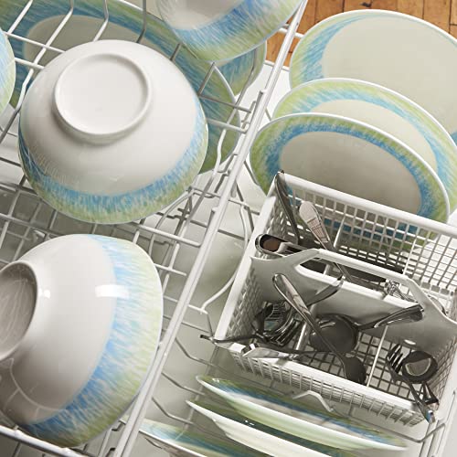 Dinnerware Set, Fine Bone China, 16 Pieces, Plates and Bowls set, Service for 4, Chelsea, Microwave Safe, Dish set, Essential Home, Everyday Living, Kitchen Dishes, Dinner set, Giftware
