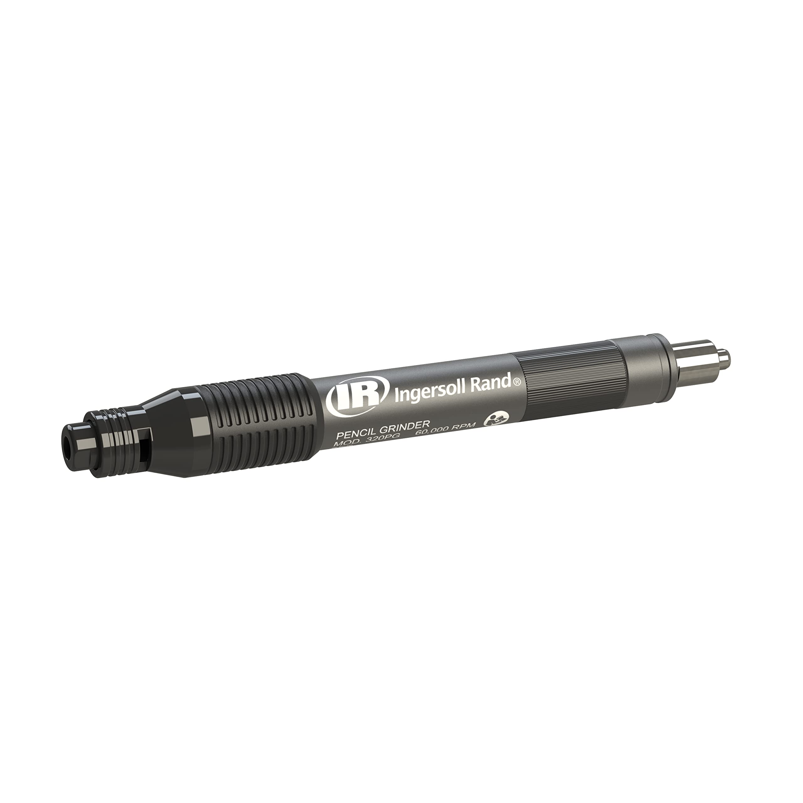 Ingersoll Rand 320PGK - Air Pencil Grinder Kit, 1/8" Collet, Burr, 60,000 RPM, Inline, Rear Exhaust, includes 5 Mounted Points & 5 Carbide Burrs