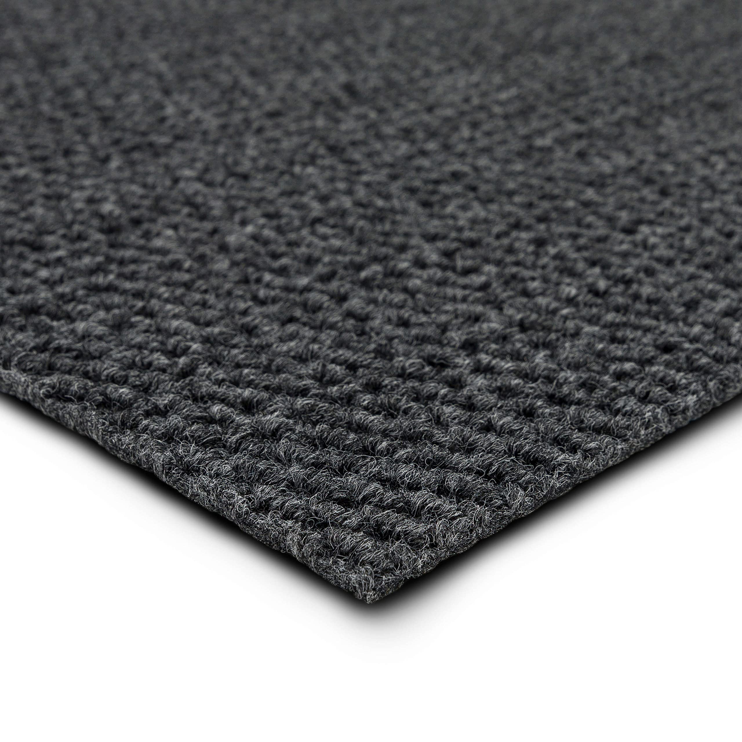 Mohawk Home 18" x 18" Indoor/Outdoor 0.25" Pile Height, Peel and Stick Carpet Tile, Grey Polyester, (10 Tiles) (22.5 sqft/Box)
