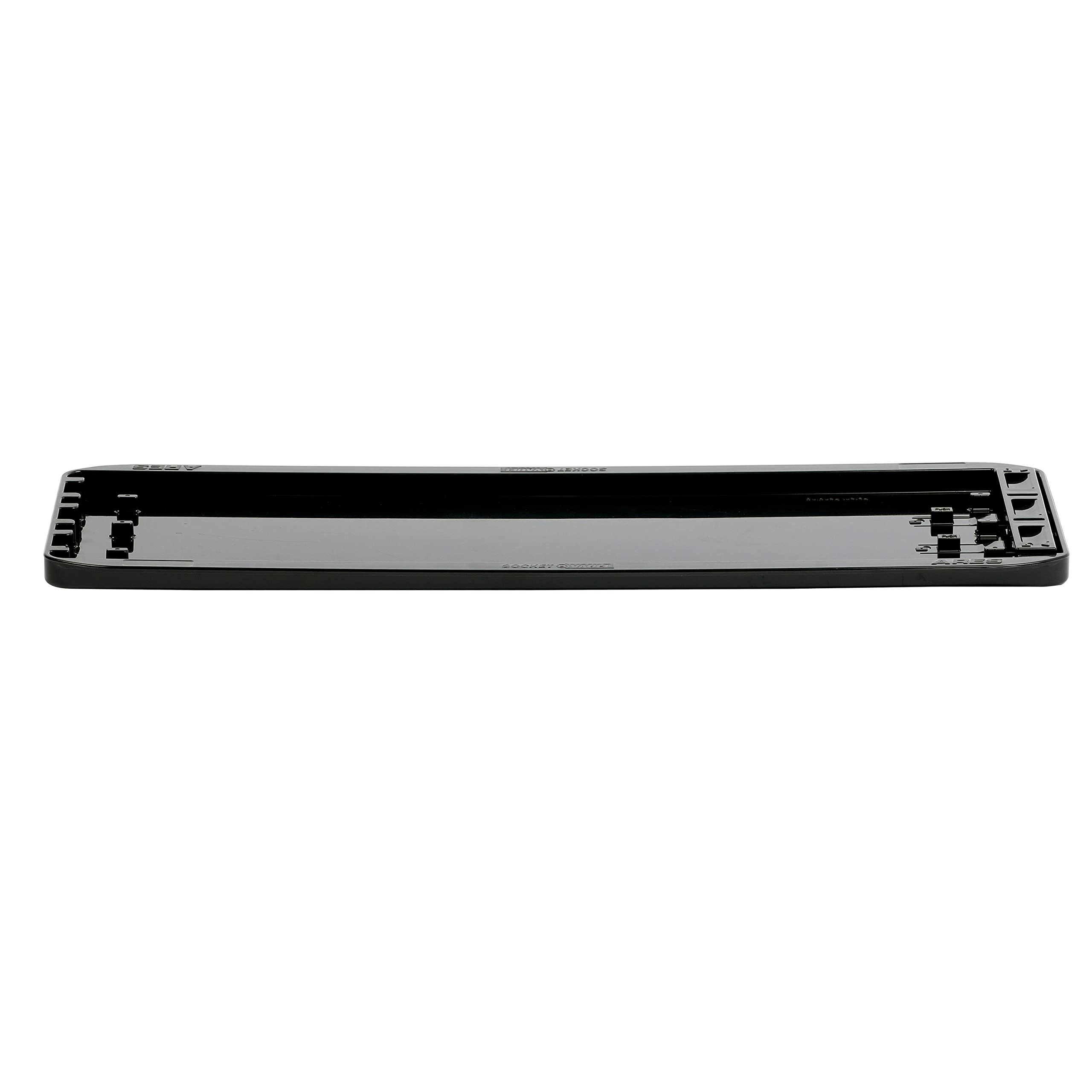 ARES 60142 - SOCKET VAULT 3-Piece 17.5-Inch Socket Rail Organizer Tray β Reinforced Plastic Tray Locks 3 17-Inch Aluminum Rails in Place β Includes 6 Locking End Caps for ARES Aluminum Socket Rails