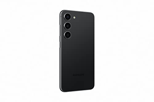 SAMSUNG Galaxy S23 5G (128GB, 8GB) 6.1" AMOLED, 50MP 8K Camera, Global Volte (International Model Fully Unlocked for AT&T, Verizon, T-Mobile, Global 5G) S911W (w/ 25W Fast Charger, Phantom Black)