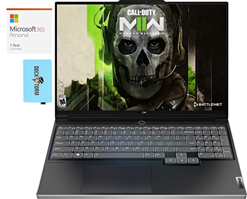 Lenovo Legion Slim 7i Gaming & Entertainment Laptop (Intel i7-12700H 14-Core, 24GB DDR5 4800MHz RAM, 512GB PCIe SSD, RTX 3060, 16.0" 165Hz Win 11 Home) with MS 365 Personal, Hub