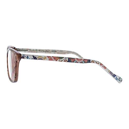Vera Bradley Alessandra, Blue Light Blocking Stylish Designer Reading Glasses, Women's Readers, 2.25 Power, 30% Blue Light Filtering, Includes Patterned Slip Case, Enchanted Mandala