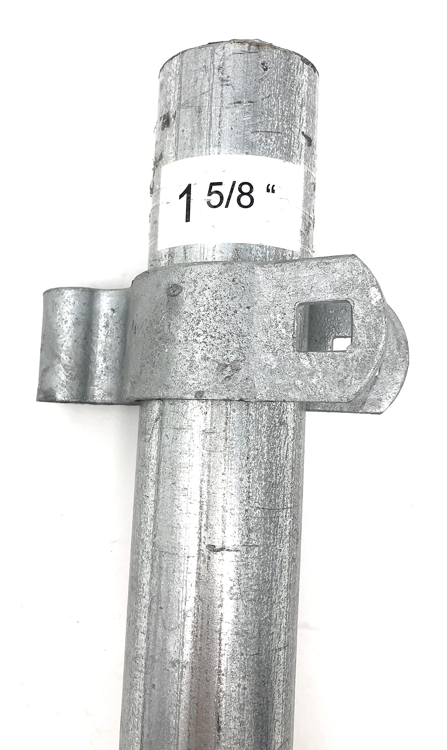 Chain Link Fence Gate Hinges (Pressed Steel) Heavy Duty 1-1/4" Width, 3/16" Gauge for O.D. 1-5/8" inch Post and 1/2" Pin