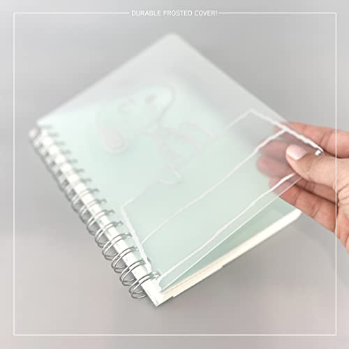 Graphique 2024 Spiral Frosted Cover Planner | 18 Month Organizer July 2023 - Dec. 2024 | Weekly & Monthly Spreads | To-Do & Note List | Reference Tabs | Reminder Stickers | Snoopy House | 6” x 8”