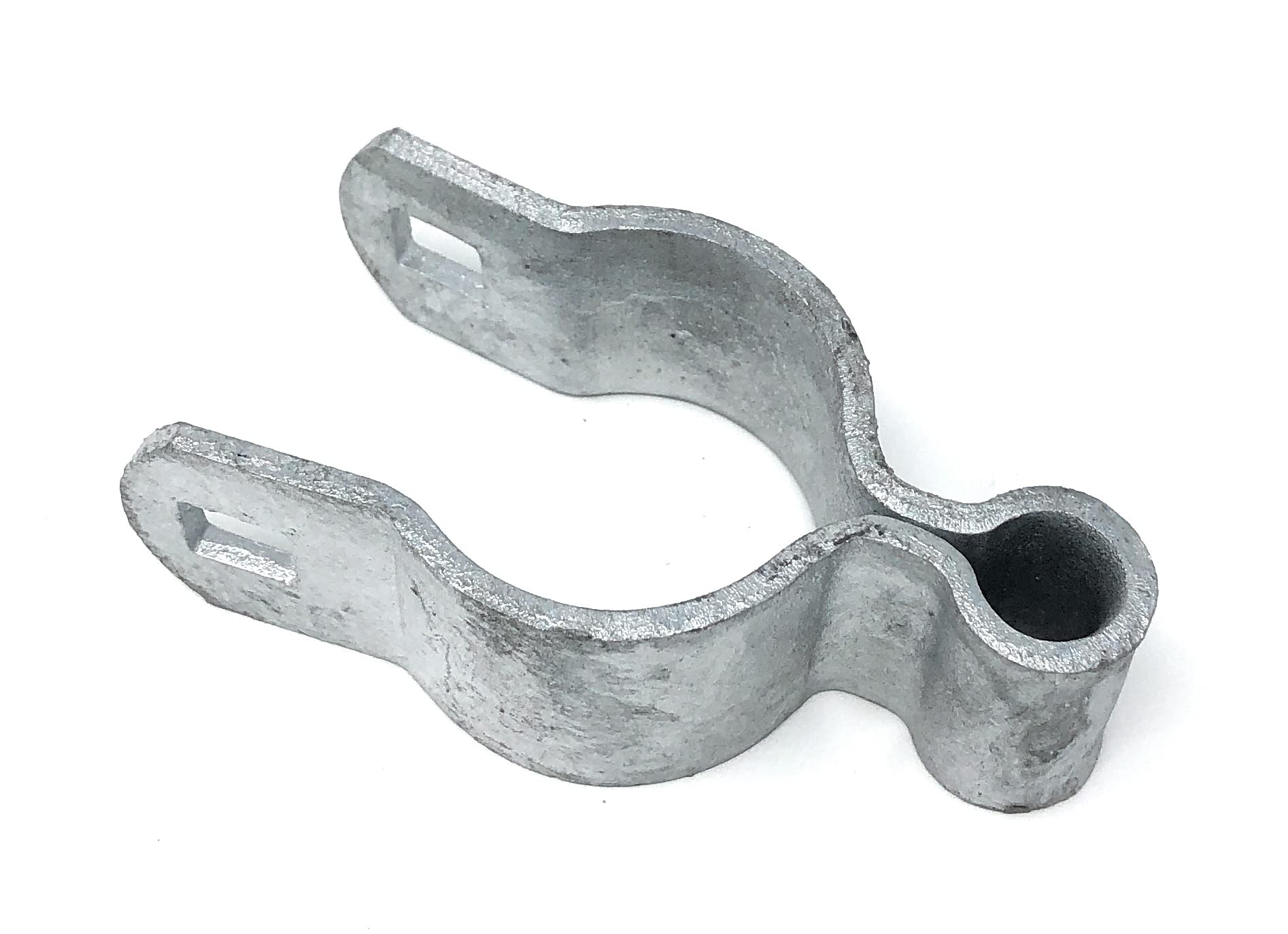 Chain Link Fence Gate Hinges (Pressed Steel) Heavy Duty 1-1/4" Width, 3/16" Gauge for O.D. 1-5/8" inch Post and 1/2" Pin