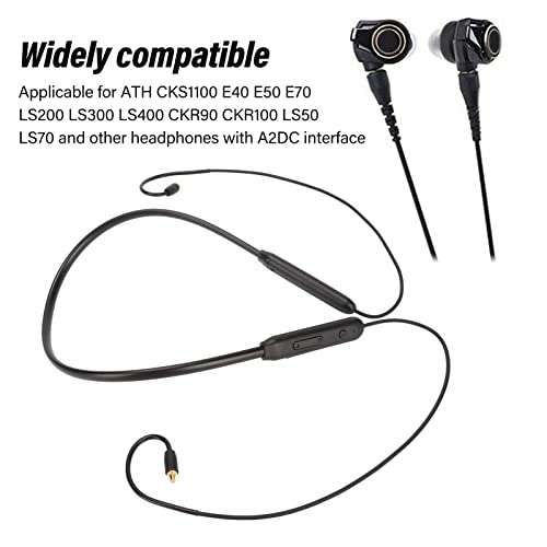 Earphone Adapter Cord, Earphone Wireless Upgrade Cable Low Latency Codec HiFi Lossless Sound for E50 for E40 for LS400 for LS200