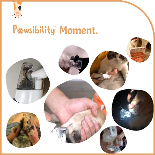 Pawsibility - Reinvented Pet Nail Clippers for Your Pal - Ultra Bright LED Light for Bloodline | Razor Sharp and Durable Blade | Vets Recommended Trimming Tool for Dogs and Cats