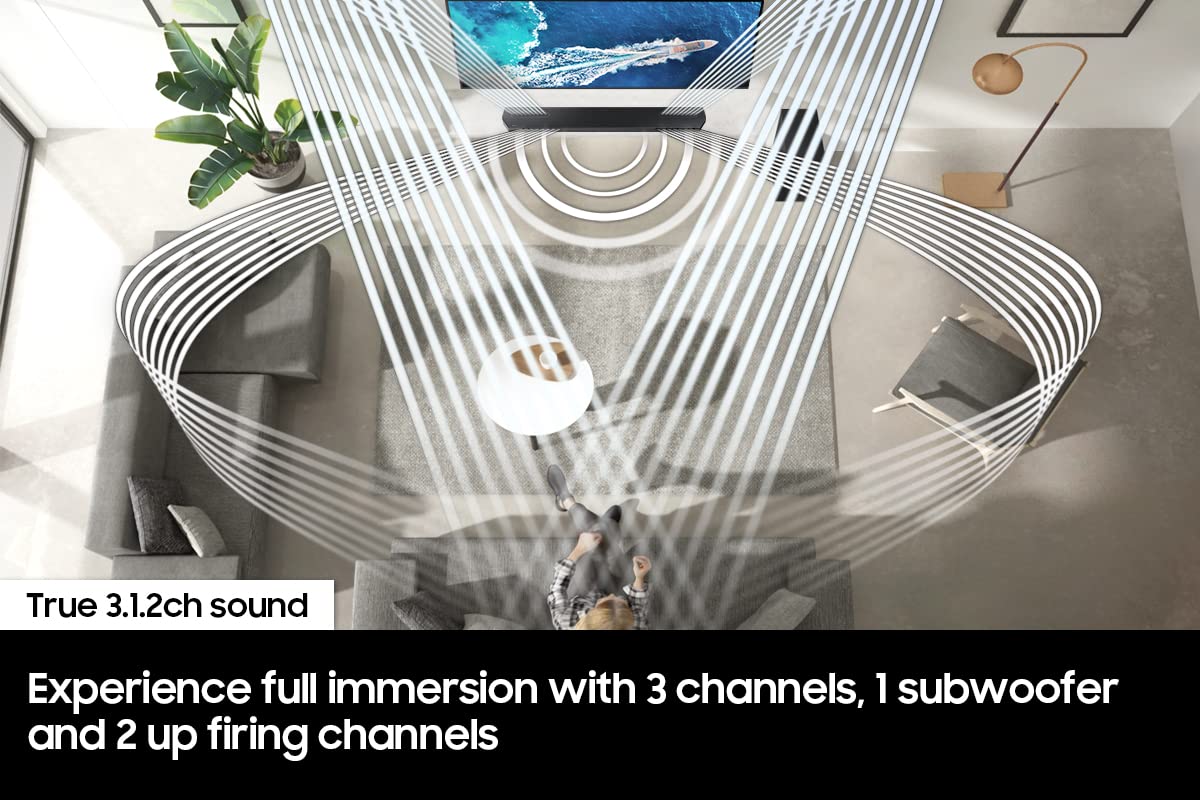SAMSUNG HW-Q60B 3.1 ch Soundbar w/Dolby Audio/DTX Virtual:X, 2022