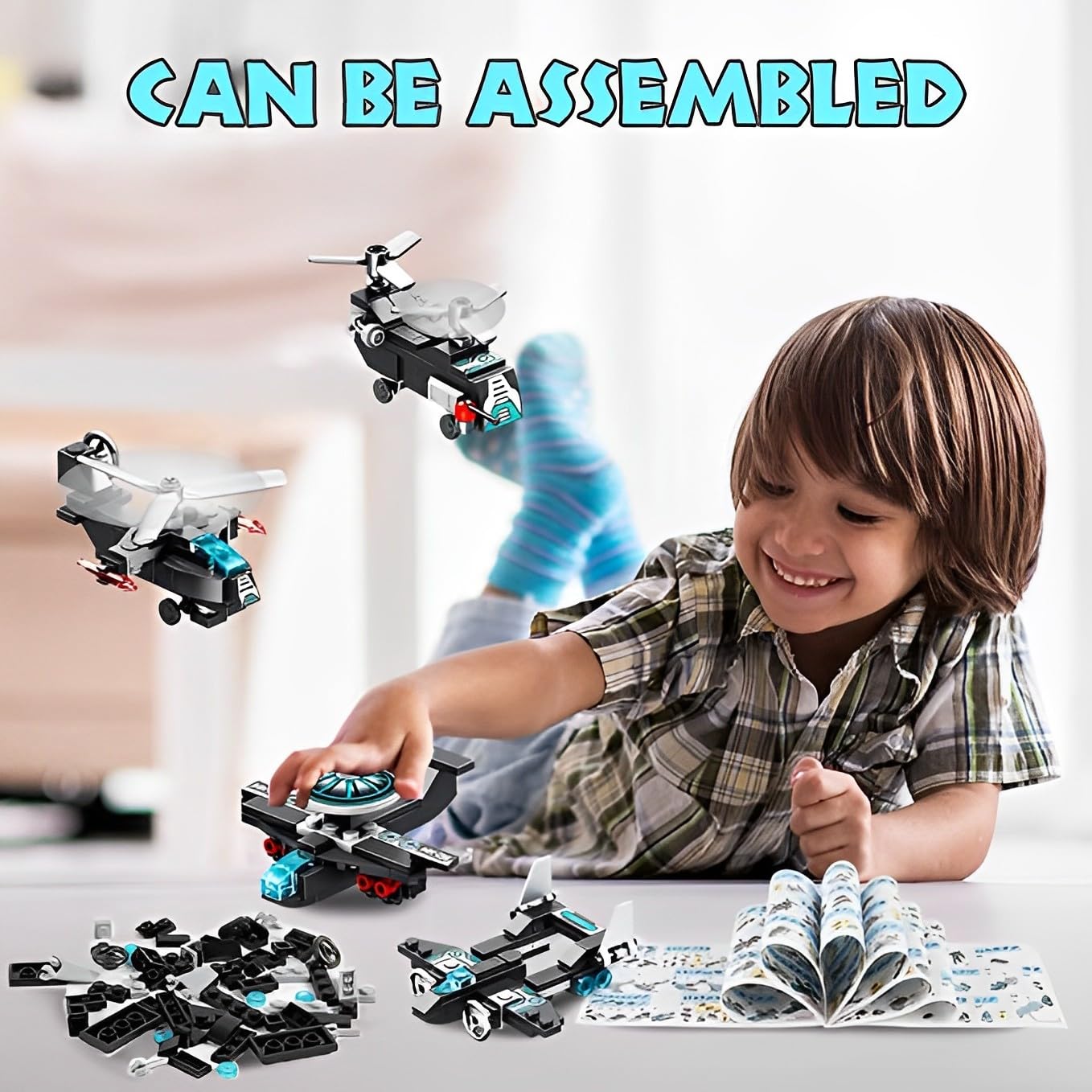BIZNESMEN STEM Robot Building Kit - 577 Pieces 25-in-1 Construction Toy Set | Creative Engineering Blocks and Vehicles for 6-12 Year Old Boys and Girls | Educational Gift for Kids Ages 6-12