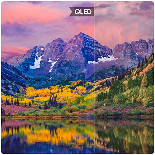 SYLVOX 55 Inch Outdoor Smart TV QLED 4K UHD Waterproof TV, 2000NIT High Brightness Built-in Google Assistant Anti-Glare, Suitable for Outdoor Shaded to Bright Light Areas (PoolproQLED Series)