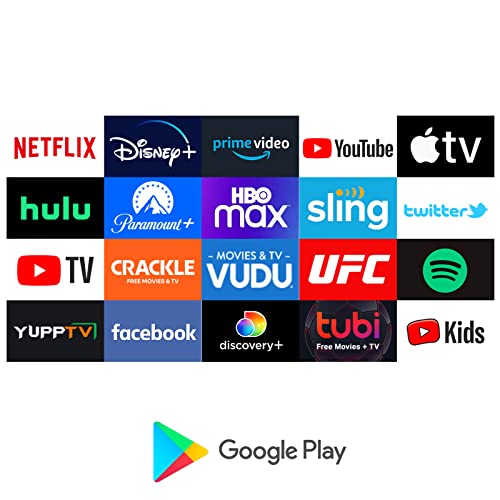 SYLVOX 55 Inch Outdoor Smart TV QLED 4K UHD Waterproof TV, 2000NIT High Brightness Built-in Google Assistant Anti-Glare, Suitable for Outdoor Shaded to Bright Light Areas (PoolproQLED Series)