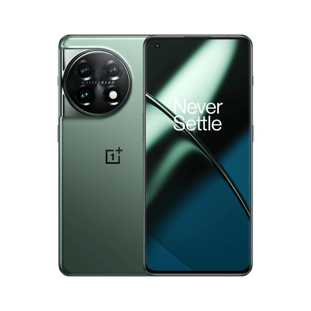 OnePlus 11 PBH110 Dual-SIM 256GB ROM + 12GB RAM (GSM | CDMA) Factory Unlocked 5G Smartphone (Jade Green) - International Version