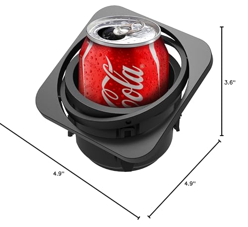 Couch Console Original Cup Holder Module Adjustable Anti-Spill Drink Holder with Non-Slip Base for Car, Boat, and Home Use