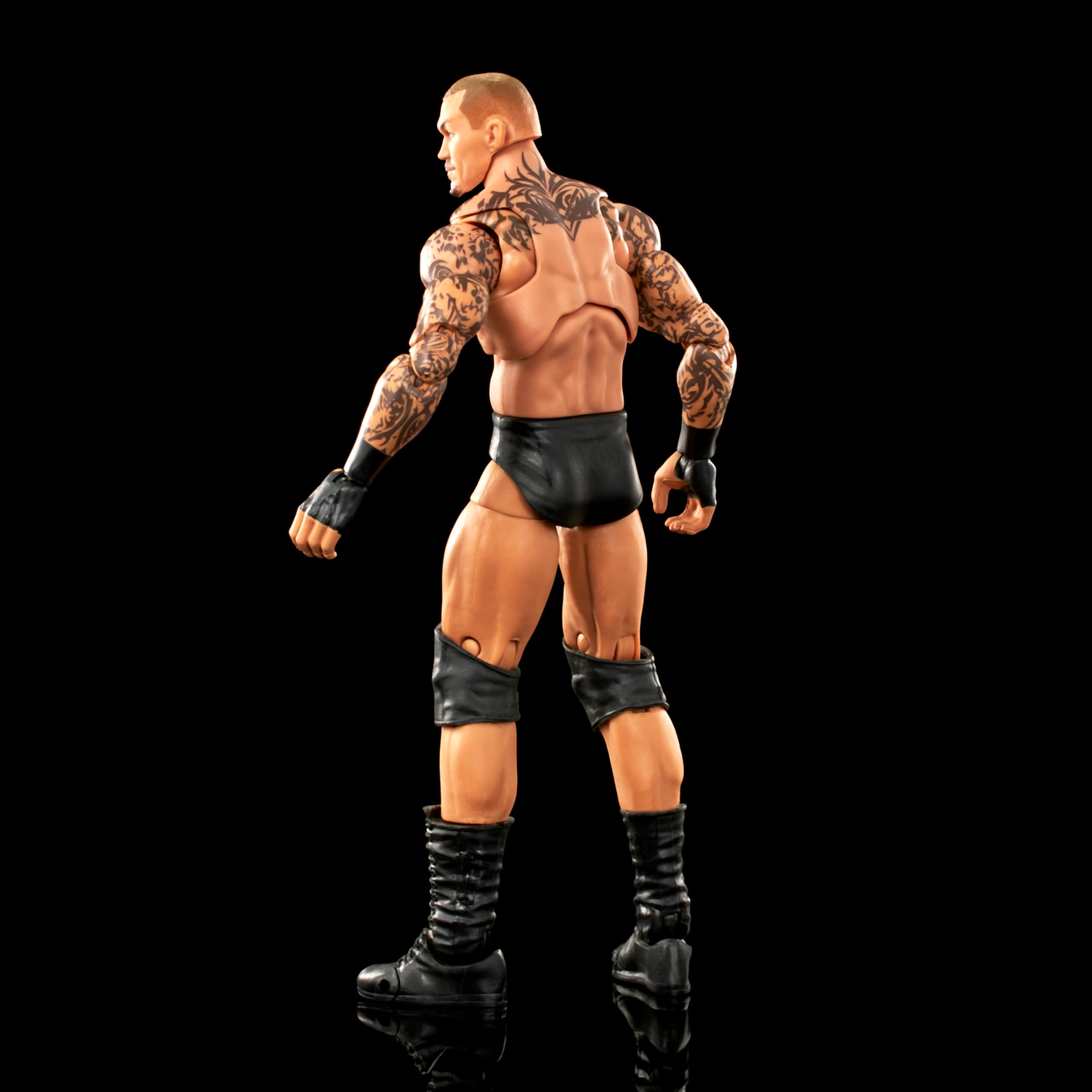 Mattel WWE Ultimate Edition Action Figure & Accessories Set, Randy "Macho Man" Savage 6-inch Collectible with 30 Articulation Points, Swappable Pieces & Entrance Gear