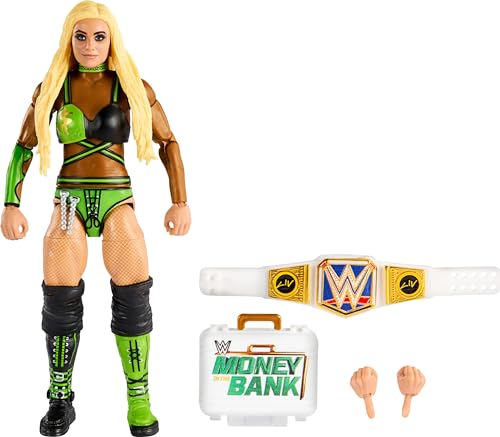 Mattel WWE Liv Morgan Elite Collection Action Figure with Accessories, Articulation & Life-like Detail, Collectible Toy, 6-inch