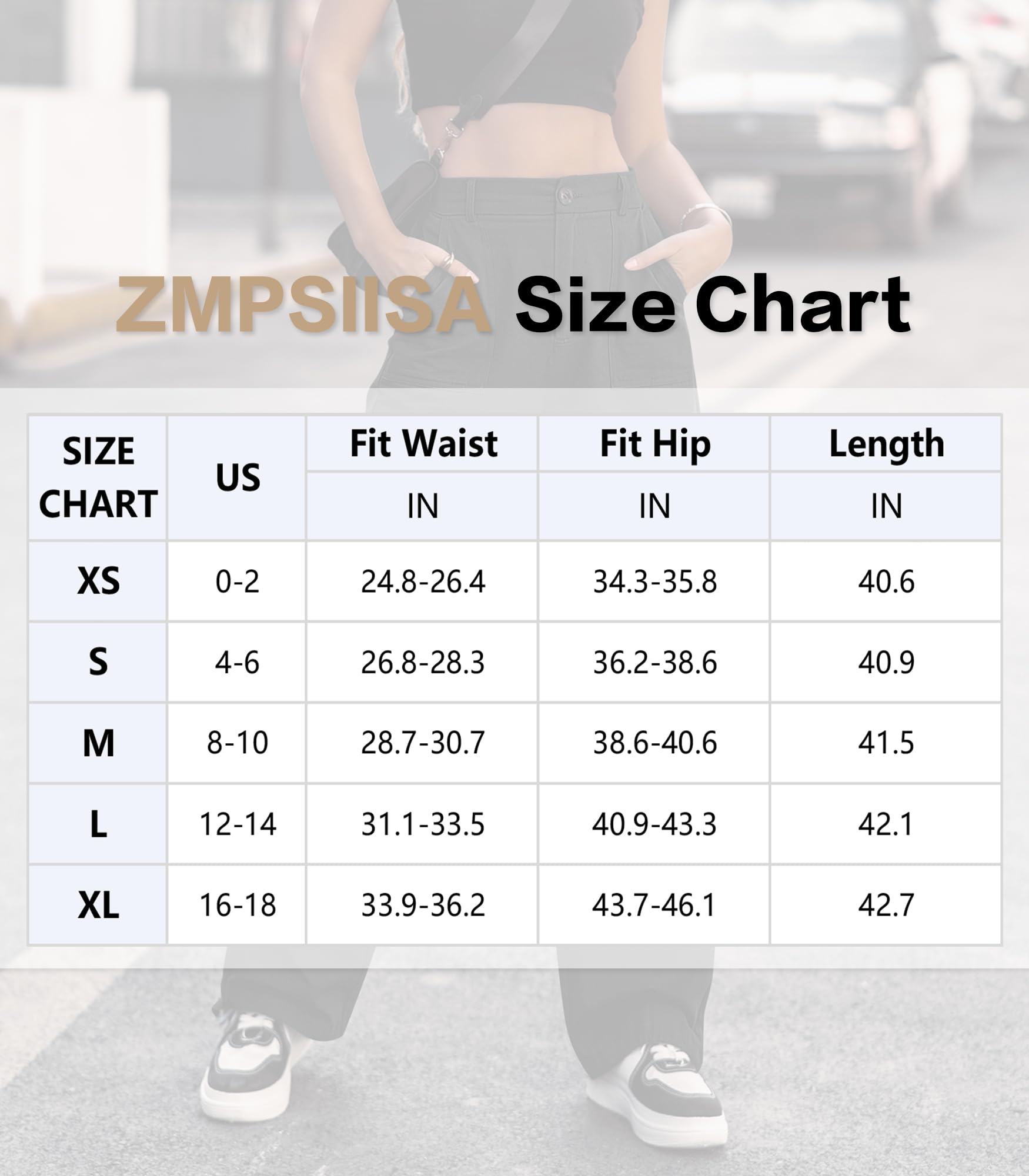 ZMPSIISA Women High Waisted Cargo Pants Wide Leg Casual Pants 6 Pockets Combat Military Trousers(Green,Small)