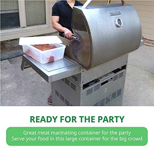 90% Chance of getting TWO for the price of ONE. 2.4 gal Produce Saver Containers for Refrigerator, Pizza Dough Proofing Box, Vegetable Storage Containers for Refrigerator, Pizza Storage Container, Marinating Container, Pizza Dough Box, Veggie Saverā¦