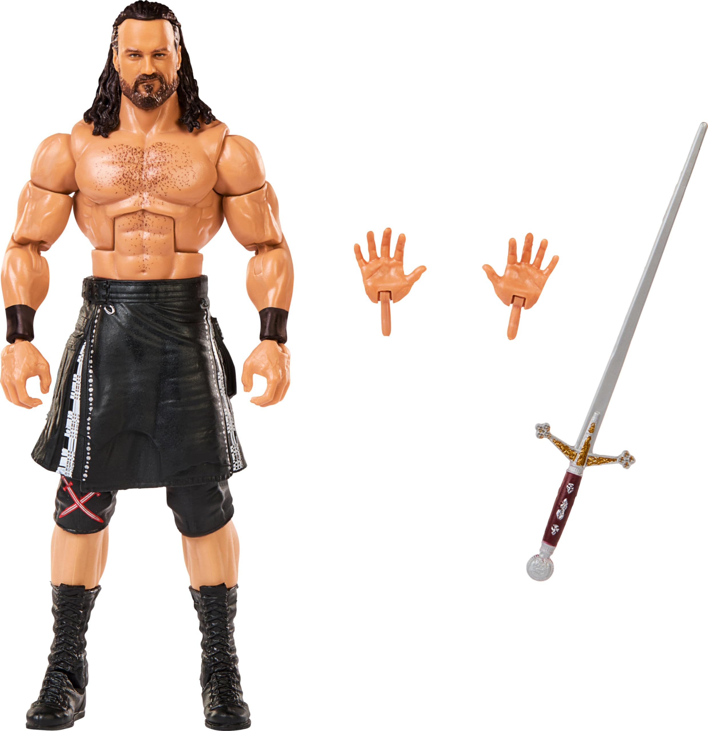Mattel WWE Drew McIntyre Elite Collection Action Figure with Accessories, Articulation & Life-like Detail, 6-inch
