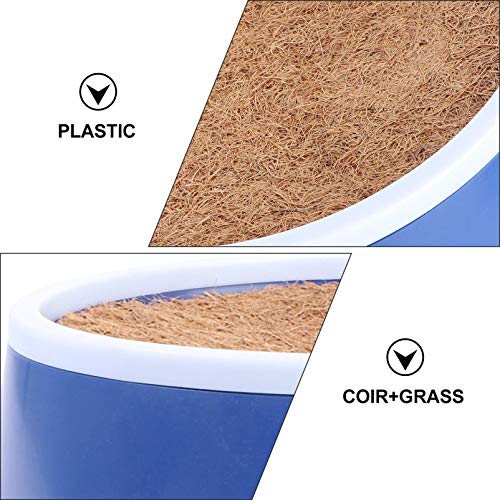 YARDWE 2pcs Handwoven Pigeon Nesting Bowls Pigeon Doves for Pigeon Dwarf Rabbit Gerbil Chinchillas Parakeet Guinea Pigs