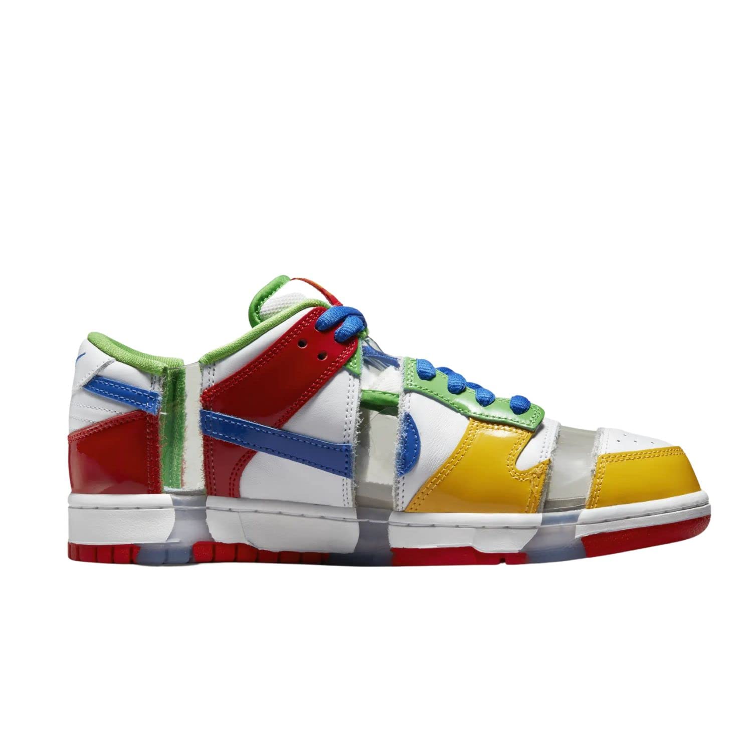Nike Mens SB Dunk Low FD8777 100 Ebay - Sandy Bodecker - Size 10 White/Red-Blue