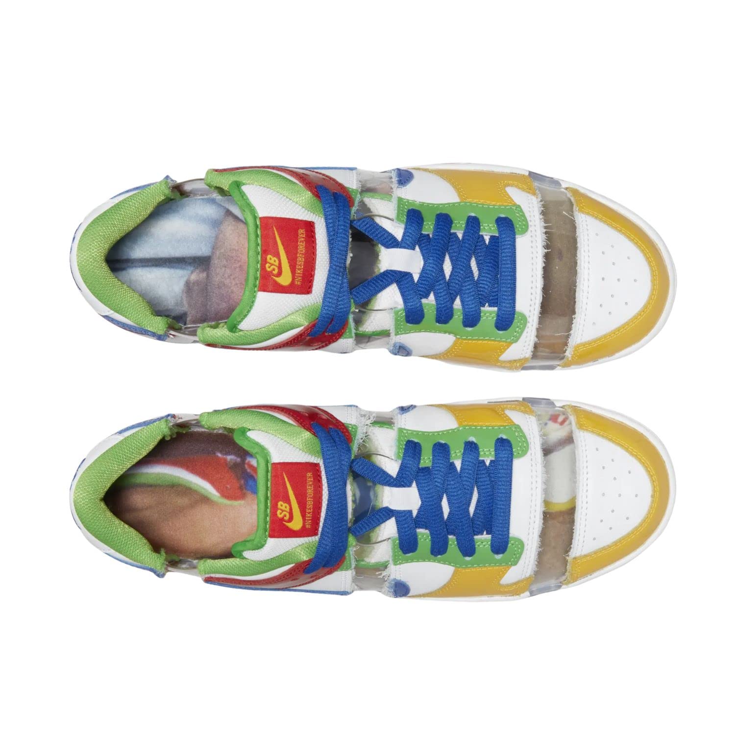 Nike Mens SB Dunk Low FD8777 100 Ebay - Sandy Bodecker - Size 10 White/Red-Blue