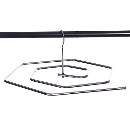 Hangers - Spiral Hanger - Home Bed Sheet Blanket Hook Rotating Cloths Rack Stainless Steel Spiraling Drying Rack