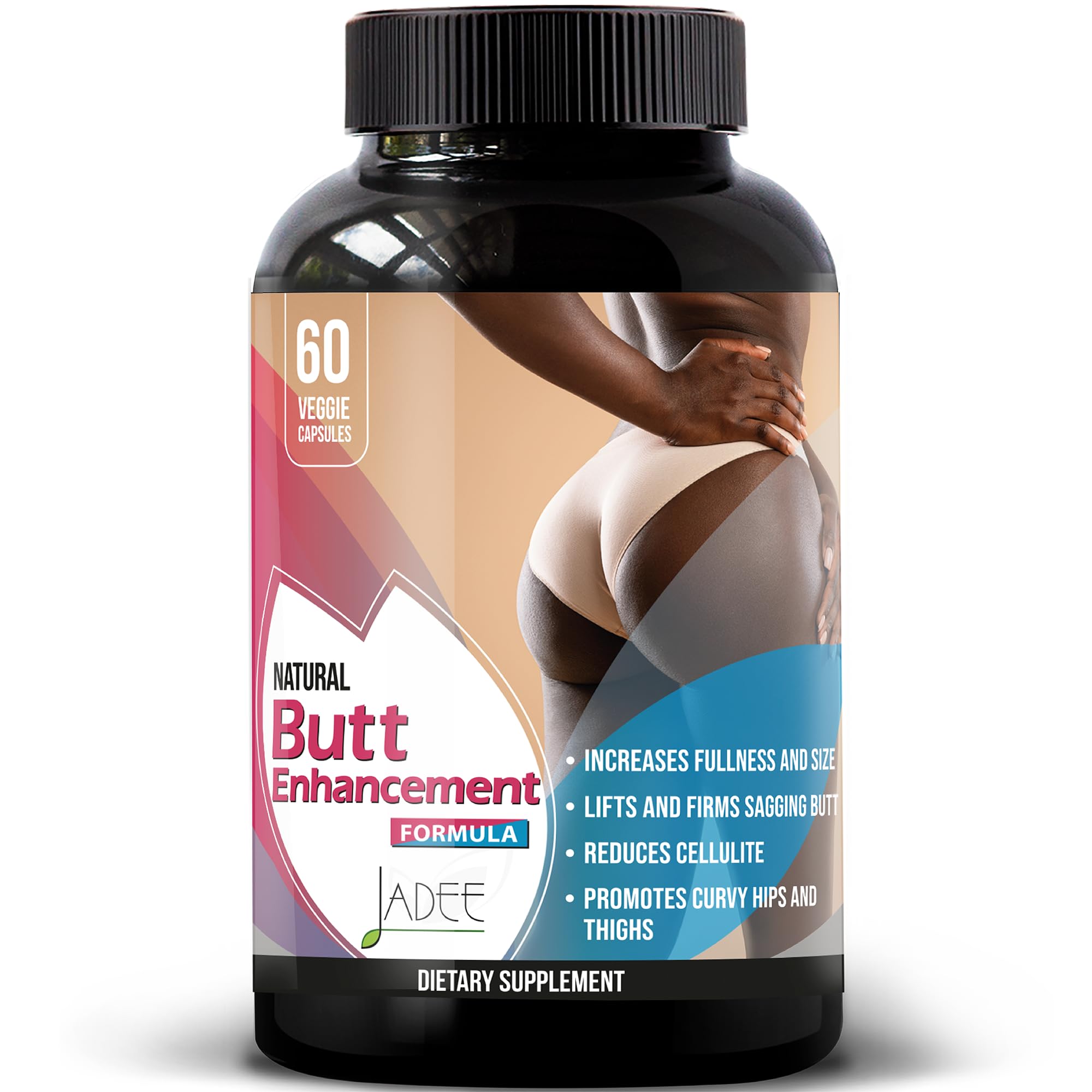 Butt Enhancer Pills for Big Booty & Curvy HIPS - Weight Gainer for Womens Curves Bigger Butt Pills for Women - Booty Builder Aguaje para Aumentar Gluteos y Caderas - Butt Growth Products