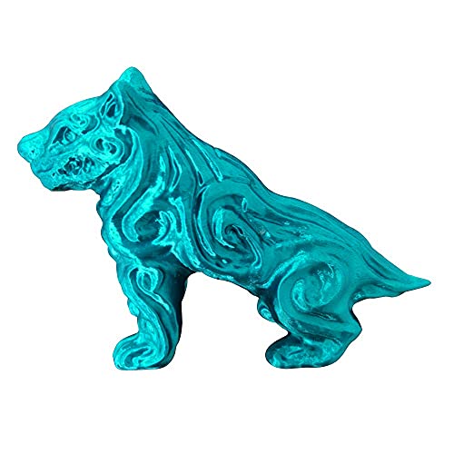 Silk PLA Shiny Cyan Blue PLA Filament 1.75 mm 3D Printer Filament 1KG 2.2LBS Spool Silky Shiny Metallic Cyan Metal Gold Silver Copper Turquoise Blue PLA 3D Printing Material CC3D Silk Enamel Blue PLA