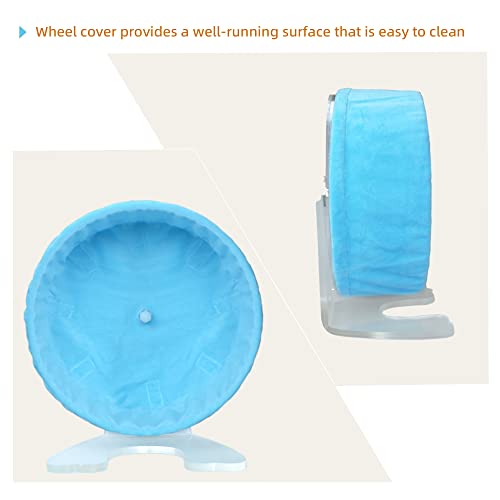 Wheel Cover for Hedgehogs Hamsters and Small Animals forGiant Comfort Wheel Carolina Storm Wheel to Protect Wheel from Urine and Easy to Clean (12")