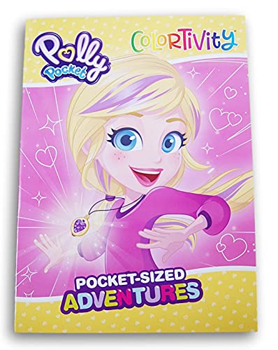 Polly Pocket Coloring and Activity Book -Colortivity Adventure- 80 Pages