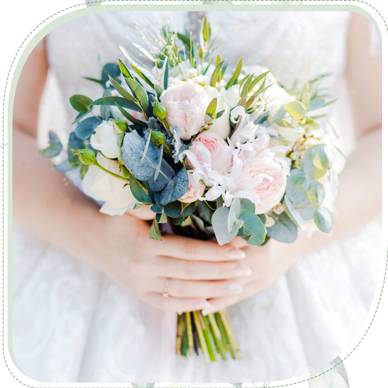 Giegxin 90 Pcs 3 Kinds Mixed Eucalyptus Leaves Stems Bulk Artificial Silver Dollar Leaves Picks Dried Eucalyptus Bundle Faux Spray for Wedding Vase Bouquet Floral Arrangement (Green)