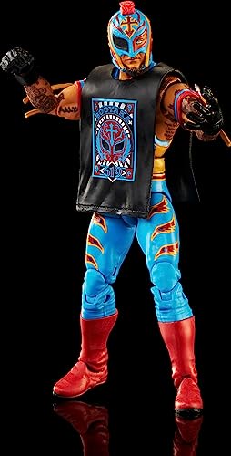 Mattel WWE Rey Mysterio Top Picks Elite Collection Action Figure, Articulation & Life-Like Detail, Interchangeable Accessories, 6-inch