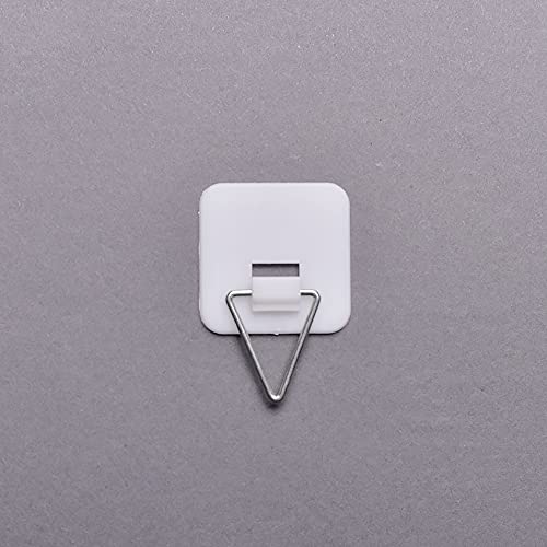 KUAXIE 40 Pieces Invisible Adhesive Plate Hanger Vertical Plate Holders for Plate Pictures Wall Art Decor Supplie(Small Square)