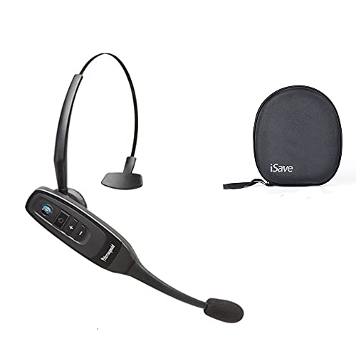 BlueParrott C400-XT (204151) Noise Cancelling Wireless Bluetooth Headset w/ iSave Protective Carrying Case with 24 Hours of Talk time