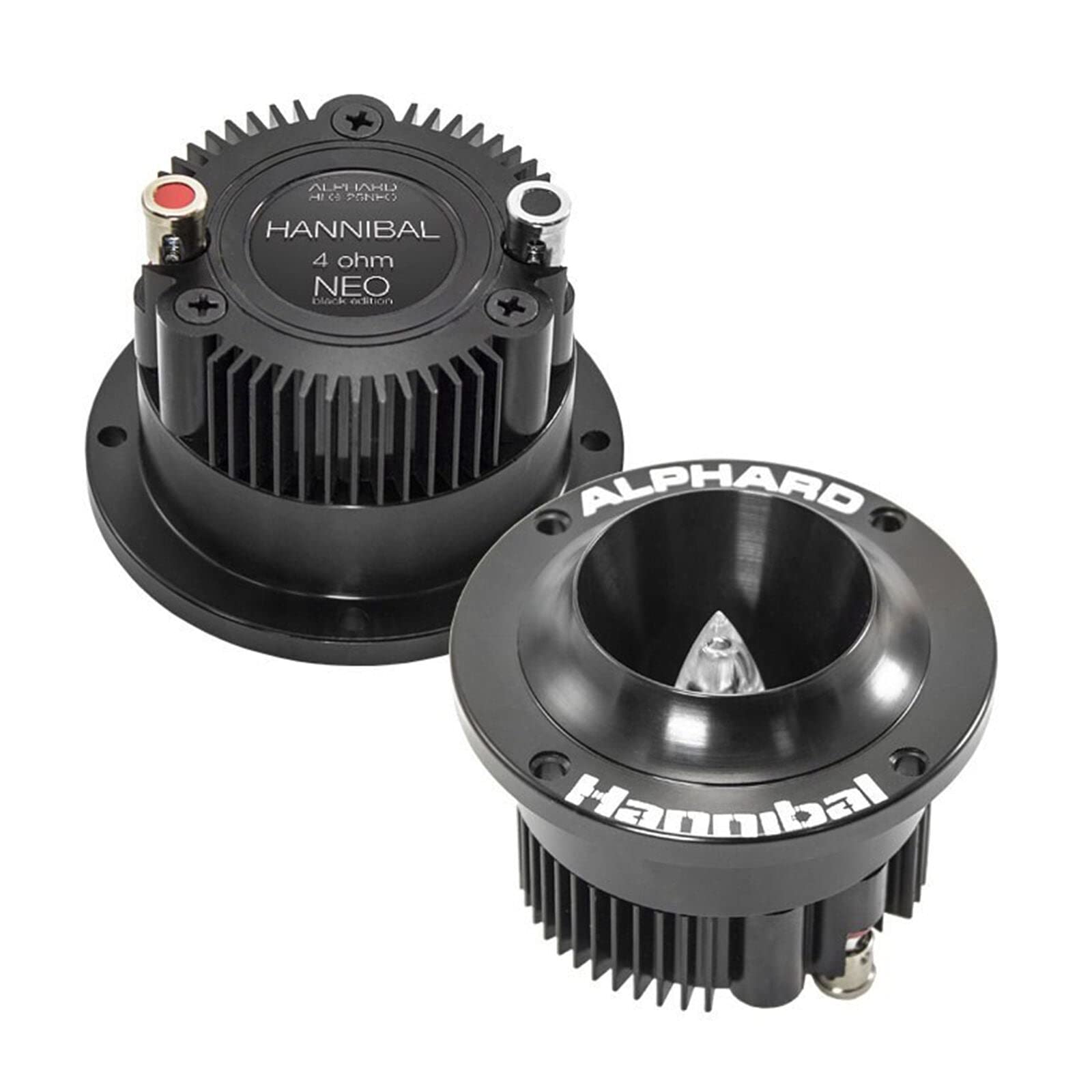 Deaf Bonce Hannibal 80 Watt 4 Ohm 1" Voice Coil Titanium Neodymium Tweeter Pair