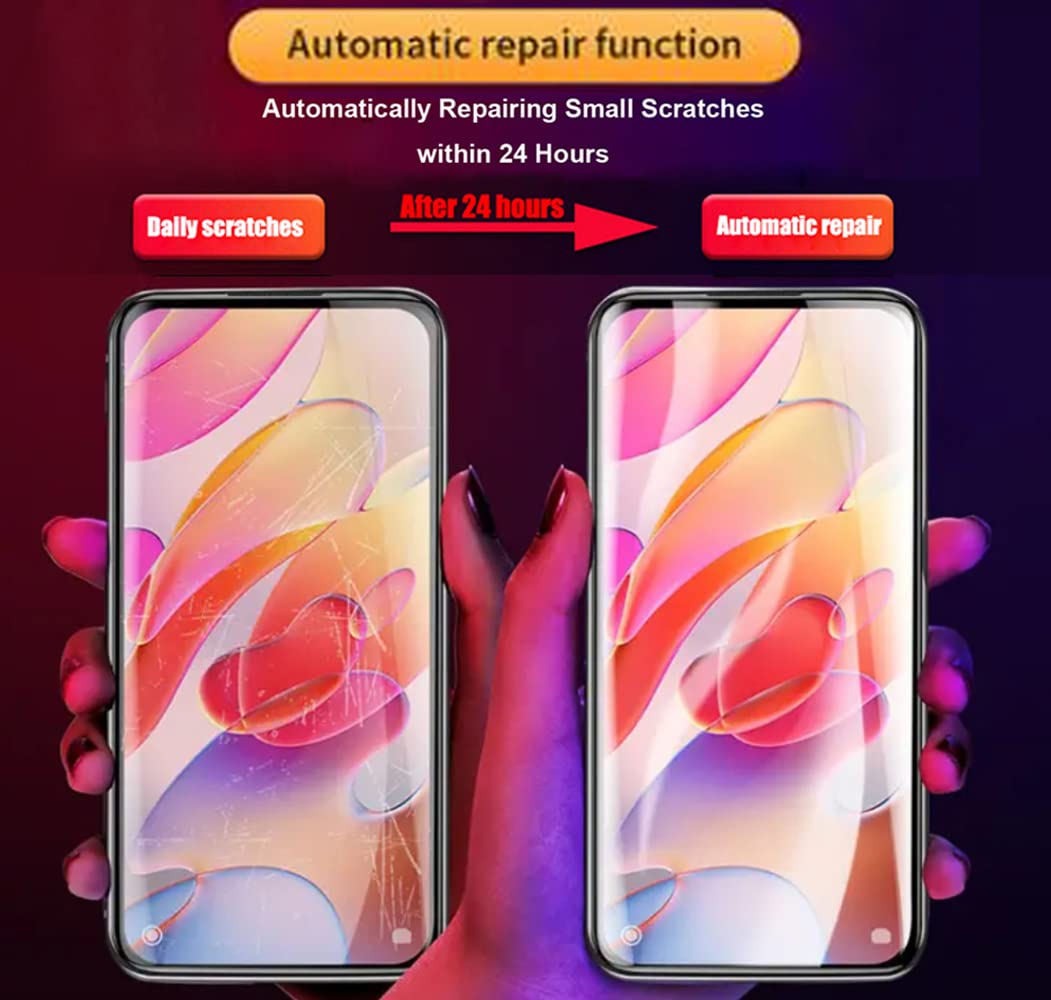 YiiLoxo Hydrogel Film Screen Protector Compatible with Sony Xperia 5 III XQ-BQ72 6.1 Inch. 3D Nano-Tech Hydrogel Protective Film [Not Glass][High Sensitivity][HD Clear][Fingerprint Support]