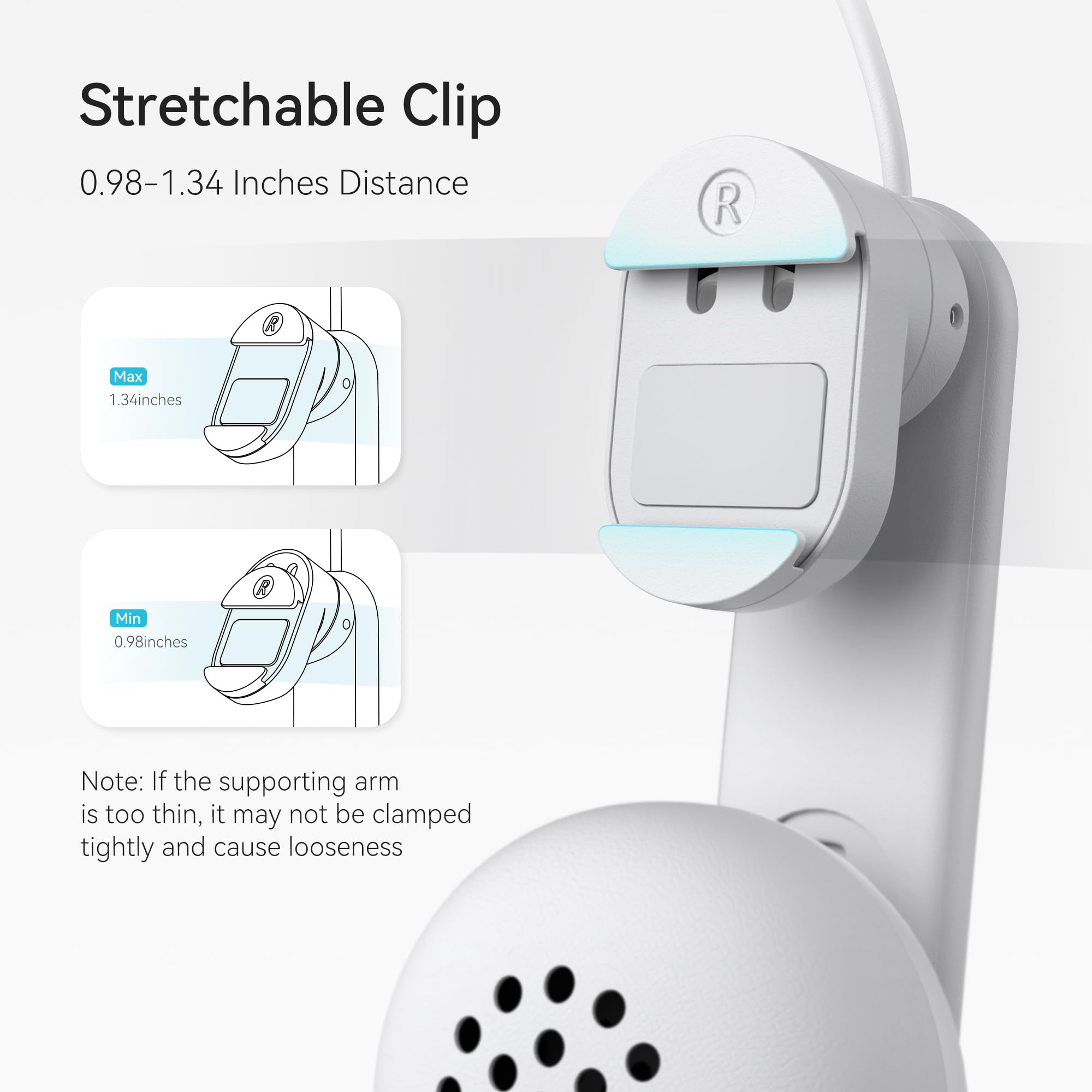 KIWI design Soft Clip-On Headphones for Quest 2 and Kiwi Head Straps, Enhanced Audio, Adjustable Fit