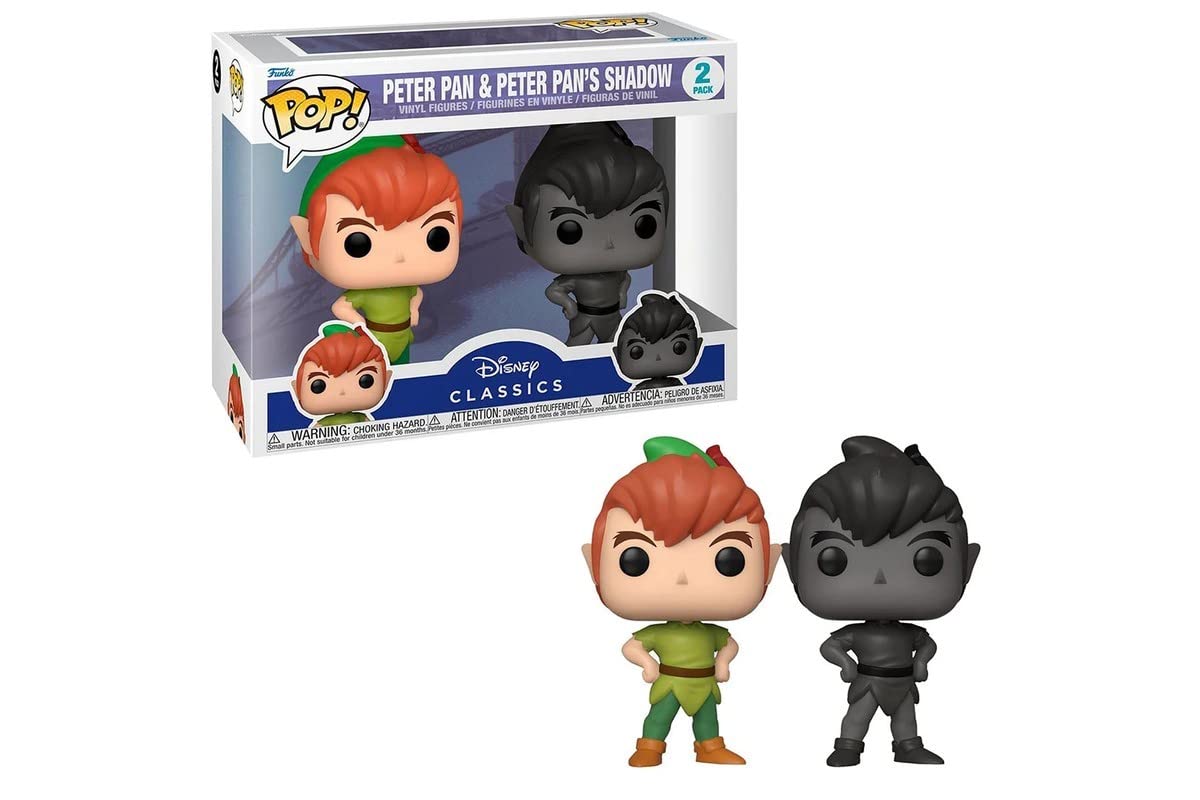 Funko Disney Peter Pan Pack 2 Pop! Vinyl Figures Peter Pan w/Shadow 9 cm