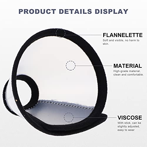 balacoo 2Pcs Small Pet Hamster Recovery Collar Soft Mini Elizabeth Circle Adjustable Neck Cone for Small Animals Rabbits Guinea- Pigs Hamster Hedgehog Birds